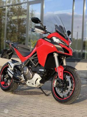 Sarkans Ducati Multistrada 2018 Kauņa, ar dzinēja tilpumu 1.26 L un nobraukumu 45 tūkst. km par 9999 €, foto 6 vietnē AUTOMOTO.COM.LV