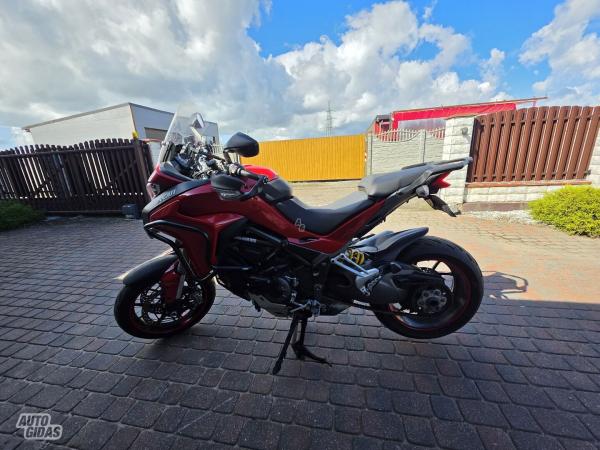 Red Ducati Multistrada 2018 in Kaunas, with an engine capacity of 1.26 L and mileage of 45 thousand km for 8555 €, photo 8 on AUTOMOTO.COM.LV