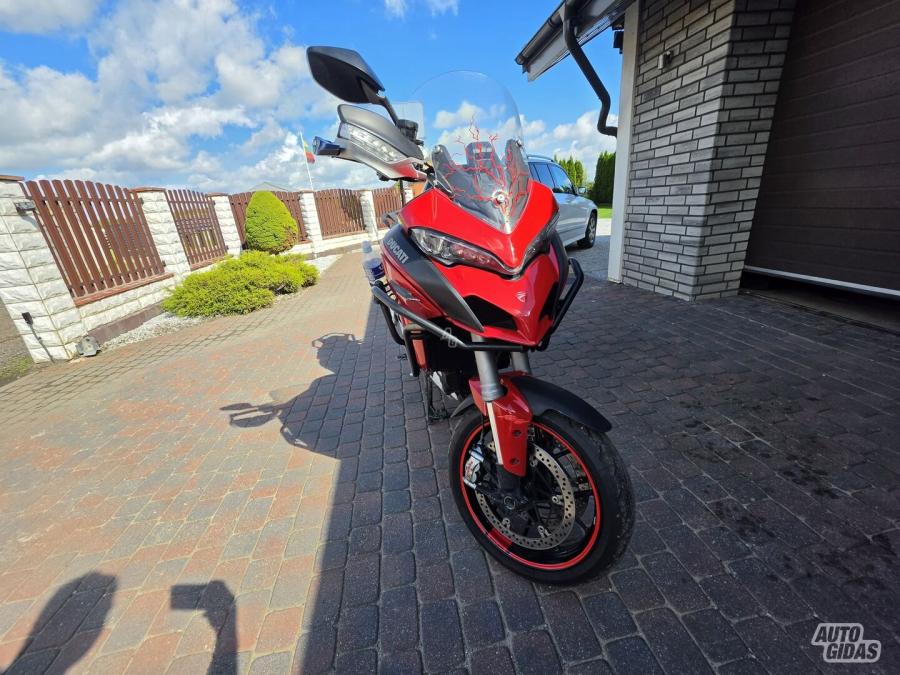Red Ducati Multistrada 2018 in Kaunas, with an engine capacity of 1.26 L and mileage of 45 thousand km for 8555 €, photo 19 on AUTOMOTO.COM.LV