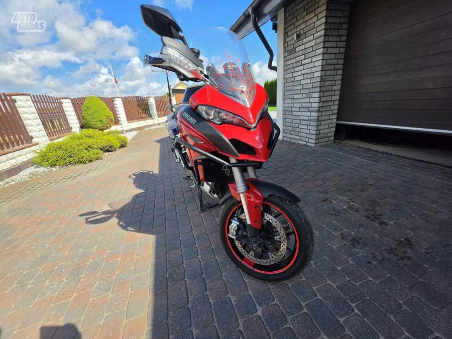 Red Ducati Multistrada 2018 in Kaunas, with an engine capacity of 1.26 L and mileage of 45 thousand km for 8555 €, photo 21 on AUTOMOTO.COM.LV