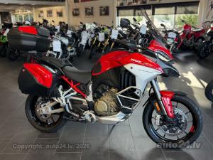 Red Ducati Multistrada 2021 in Tallinn, with an engine capacity of 1.16 L and mileage of 18 thousand km for 17490 €, photo  on AUTOMOTO.COM.LV