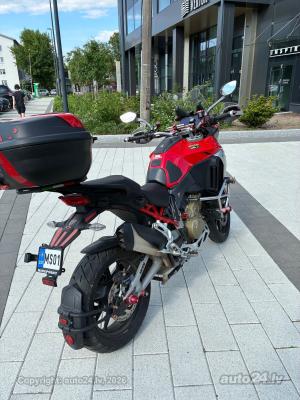 Sarkans Ducati Multistrada 2022 Tallina, ar dzinēja tilpumu 1.16 L un nobraukumu 17 tūkst. km par 15200 €, foto 5 vietnē AUTOMOTO.COM.LV