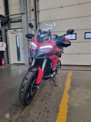Sarkans Ducati Multistrada 2025 Viļņa, ar dzinēja tilpumu 0.89 L un nobraukumu 7 tūkst. km par 16000 €, foto 2 vietnē AUTOMOTO.COM.LV