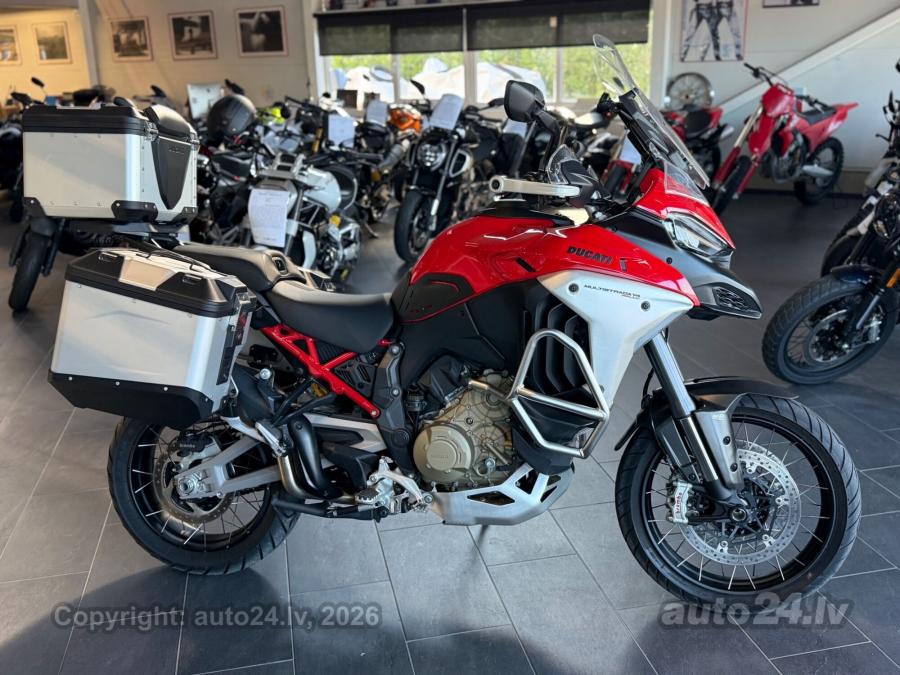 Sarkans Ducati Multistrada 2025 Tallina, ar dzinēja tilpumu 1.16 L un nobraukumu 17 tūkst. km par 19990 €, foto 3 vietnē AUTOMOTO.COM.LV