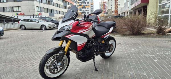 Белый Дукати Multistrada 2011 в Вильнюс, объемом двигателя 1.20 л и пробегом 56 тыс. км за 4900 €, фото 5 на AUTOMOTO.COM.LV