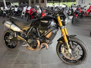 Melns Ducati Scrambler 1100 2018 Tallina, ar dzinēja tilpumu 1.08 L un nobraukumu 43 tūkst. km par 5990 €, foto  vietnē AUTOMOTO.COM.LV