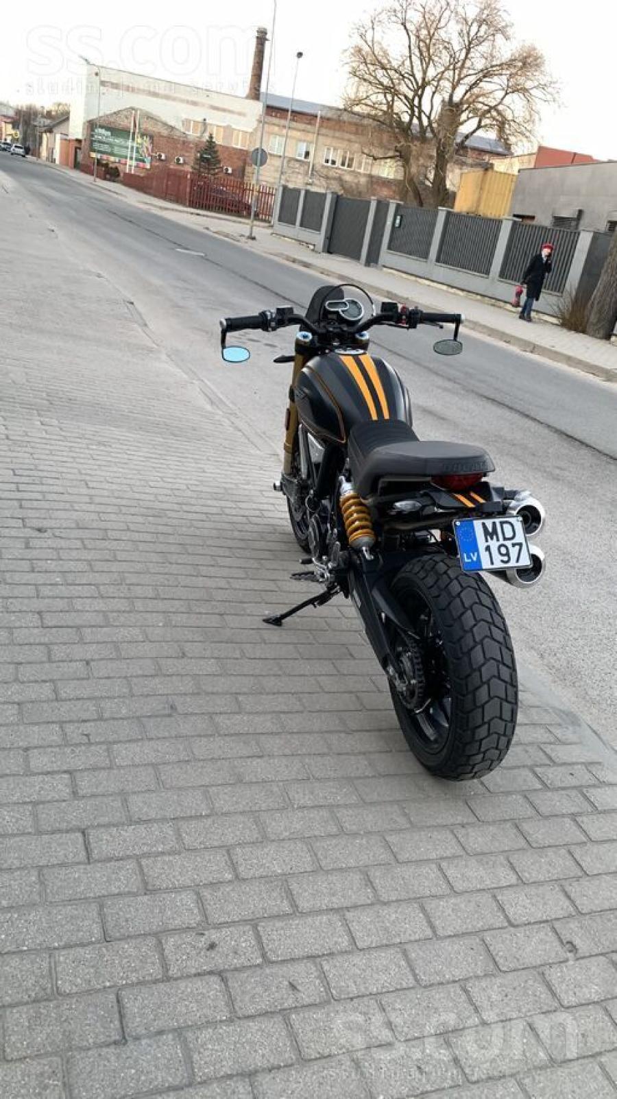Ducati Scrambler 1100 2020 Liepāja, ar dzinēja tilpumu 1.10 L un nobraukumu 0 tūkst. km par 13500 €, foto 11 vietnē AUTOMOTO.COM.LV