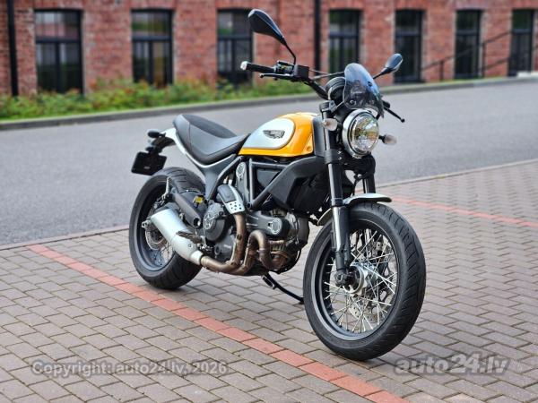 Дукати Scrambler 2015 в Таллин на AUTOMOTO.COM.LV Черный Дукати Scrambler 2015 в Таллин, объемом двигателя 0.80 л и пробегом 25 тыс. км за 4400 €, фото 1 на AUTOMOTO.COM.LV