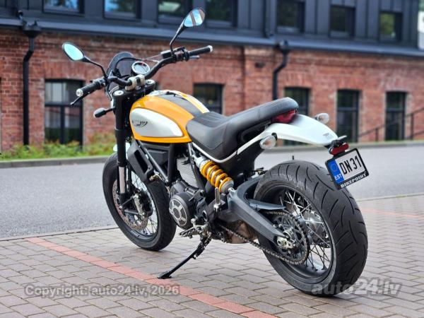 Дукати Scrambler 2015 в Таллин на AUTOMOTO.COM.LV Черный Дукати Scrambler 2015 в Таллин, объемом двигателя 0.80 л и пробегом 25 тыс. км за 4400 €, фото 5 на AUTOMOTO.COM.LV
