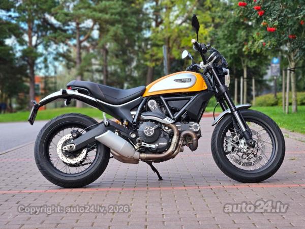 Дукати Scrambler 2015 в Таллин на AUTOMOTO.COM.LV Черный Дукати Scrambler 2015 в Таллин, объемом двигателя 0.80 л и пробегом 25 тыс. км за 4400 €, фото 7 на AUTOMOTO.COM.LV