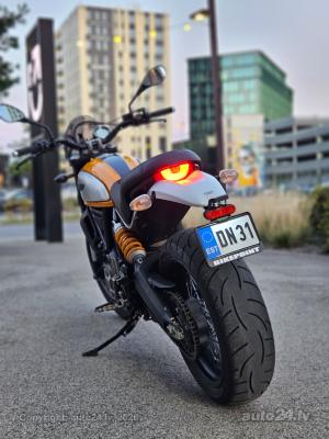 Black Ducati Scrambler 2015 in Tallinn, with an engine capacity of 0.80 L and mileage of 25 thousand km for 4300 €, photo 8 on AUTOMOTO.COM.LV