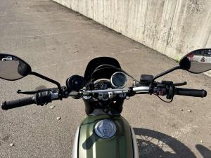 Zaļš Ducati Scrambler 2015 Viļņa, ar dzinēja tilpumu 0.80 L un nobraukumu 26 tūkst. km par 4100 €, foto 13 vietnē AUTOMOTO.COM.LV