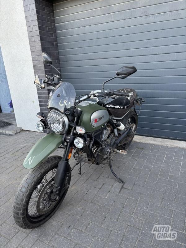 Зеленый Дукати Scrambler 2017 в Вильнюс, объемом двигателя 0.80 л и пробегом 30 тыс. км за 3700 €, фото 1 на AUTOMOTO.COM.LV