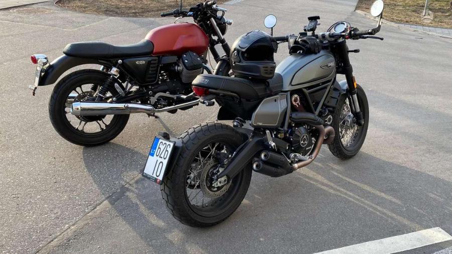 Серый Дукати Scrambler 2022 в Каунас, объемом двигателя 0.80 л и пробегом 7 тыс. км за 9100 €, фото 12 на AUTOMOTO.COM.LV