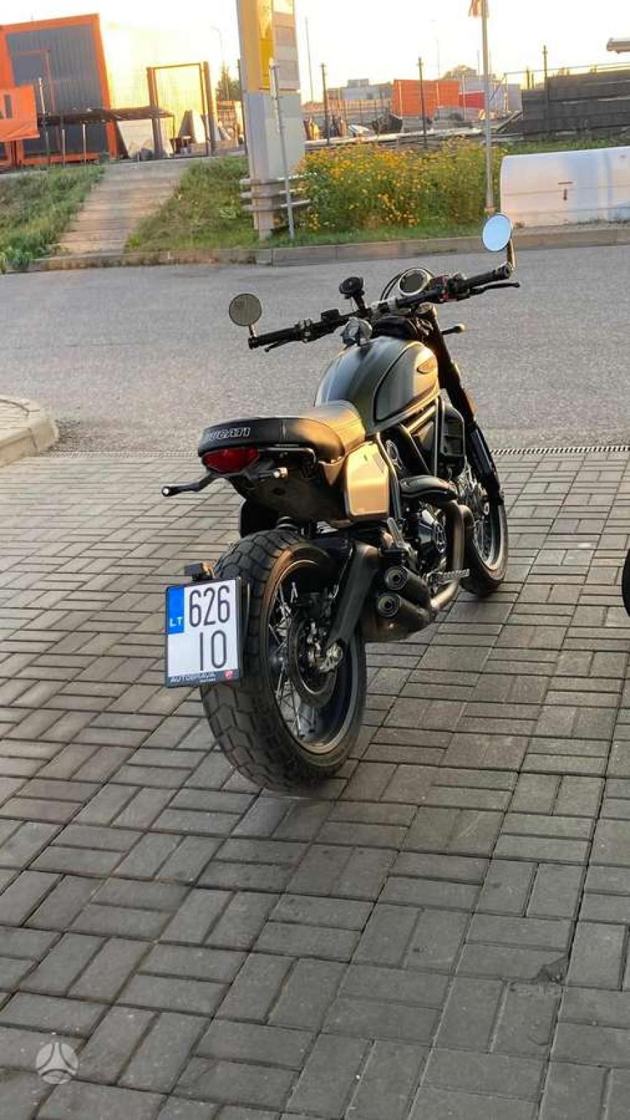 Серый Дукати Scrambler 2022 в Каунас, объемом двигателя 0.80 л и пробегом 7 тыс. км за 9100 €, фото 13 на AUTOMOTO.COM.LV
