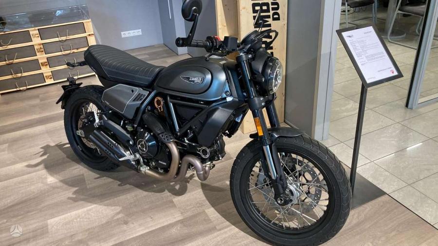 Серый Дукати Scrambler 2022 в Каунас, объемом двигателя 0.80 л и пробегом 7 тыс. км за 9100 €, фото 14 на AUTOMOTO.COM.LV