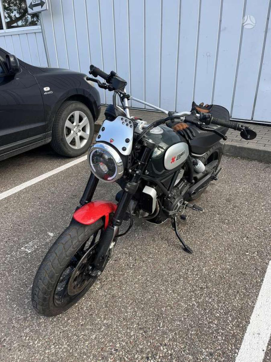 Ducati Scrambler 2014 in Vilnius, with an engine capacity of 0.80 L and mileage of 11 thousand km for 4999 €, photo 7 on AUTOMOTO.COM.LV