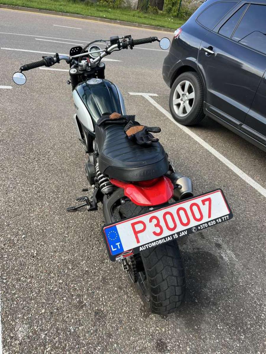 Ducati Scrambler 2014 in Vilnius, with an engine capacity of 0.80 L and mileage of 11 thousand km for 4999 €, photo 9 on AUTOMOTO.COM.LV