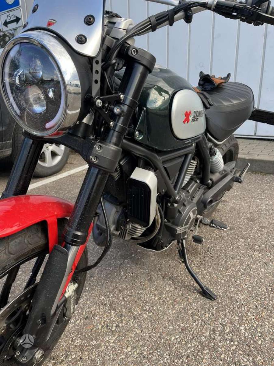 Ducati Scrambler 2014 in Vilnius, with an engine capacity of 0.80 L and mileage of 11 thousand km for 4999 €, photo 10 on AUTOMOTO.COM.LV