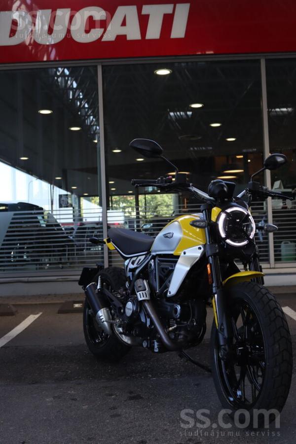 Ducati Scrambler 2025 in Riga, with an engine capacity of 0.80 L and mileage of 0 thousand km for 8899 €, photo 1 on AUTOMOTO.COM.LV