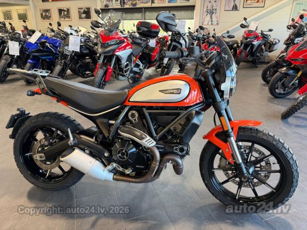 Orange Ducati Scrambler 2019 in Tallinn, with an engine capacity of 0.80 L and mileage of 12 thousand km for 5490 €, photo 2 on AUTOMOTO.COM.LV