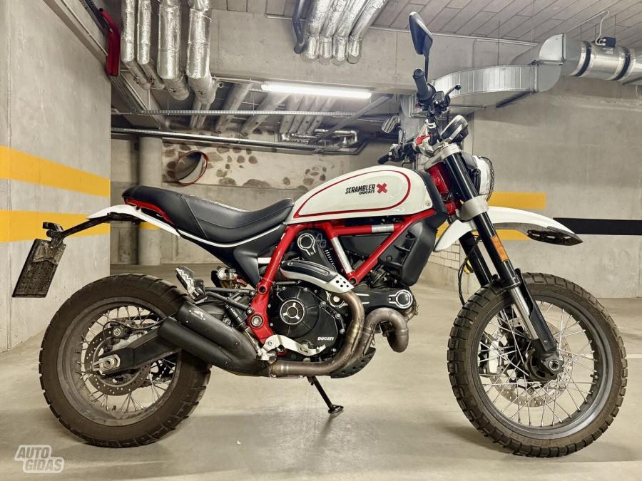 Белый Дукати Scrambler 2020 в Вильнюс, объемом двигателя 0.80 л и пробегом 8 тыс. км за 8900 €, фото 1 на AUTOMOTO.COM.LV
