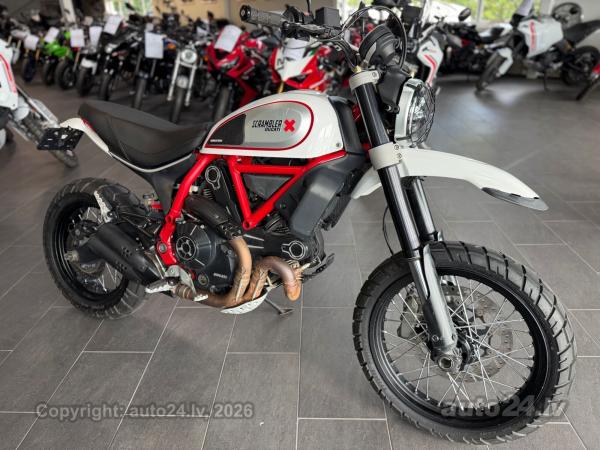 White Ducati Scrambler 2020 in Tallinn, with an engine capacity of 0.80 L and mileage of 20 thousand km for 6790 €, photo 2 on AUTOMOTO.COM.LV