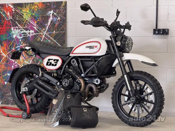 Balts Ducati Scrambler 2021 Tallina, ar dzinēja tilpumu 0.80 L un nobraukumu 10 tūkst. km par 8790 €, foto 1 vietnē AUTOMOTO.COM.LV