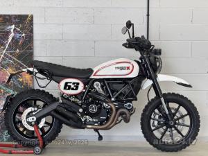 White Ducati Scrambler 2021 in Tallinn, with an engine capacity of 0.80 L and mileage of 10 thousand km for 8790 €, photo 3 on AUTOMOTO.COM.LV