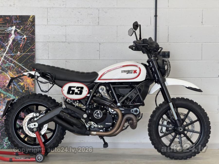 White Ducati Scrambler 2021 in Tallinn, with an engine capacity of 0.80 L and mileage of 10 thousand km for 8790 €, photo 3 on AUTOMOTO.COM.LV