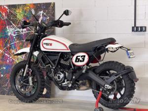 White Ducati Scrambler 2021 in Tallinn, with an engine capacity of 0.80 L and mileage of 10 thousand km for 8790 €, photo 7 on AUTOMOTO.COM.LV