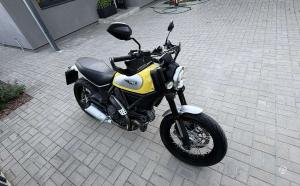 Желтый Дукати Scrambler 2015 в Каунас, объемом двигателя 0.80 л и пробегом 9 тыс. км за 5599 €, фото 1 на AUTOMOTO.COM.LV