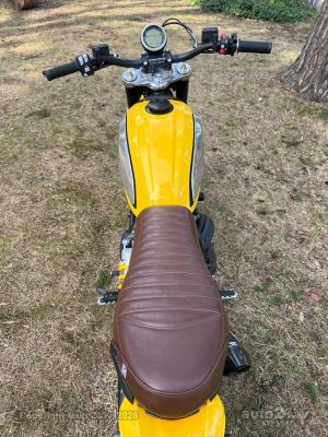 Yellow Ducati Scrambler 2022 in Tallinn, with an engine capacity of 0.80 L and mileage of 1 thousand km for 9900 €, photo 6 on AUTOMOTO.COM.LV
