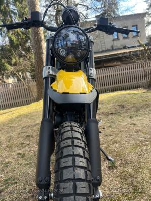 Yellow Ducati Scrambler 2022 in Tallinn, with an engine capacity of 0.80 L and mileage of 1 thousand km for 9900 €, photo 7 on AUTOMOTO.COM.LV