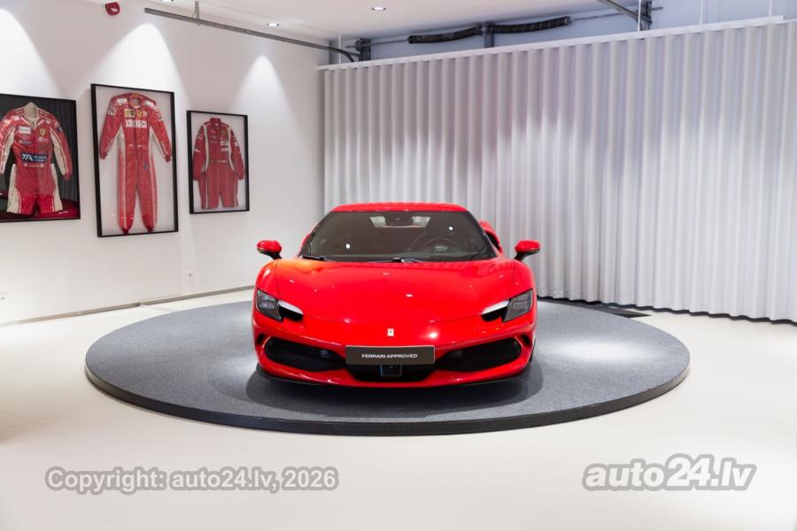Red Ferrari 296 2023 in Tallinn, with an engine capacity of 2.90 L and mileage of 3 thousand km for 279000 €, photo 3 on AUTOMOTO.COM.LV