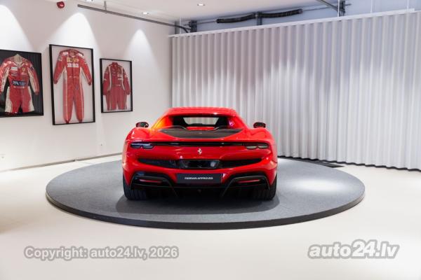 Red Ferrari 296 2023 in Tallinn, with an engine capacity of 2.90 L and mileage of 3 thousand km for 279000 €, photo 3 on AUTOMOTO.COM.LV