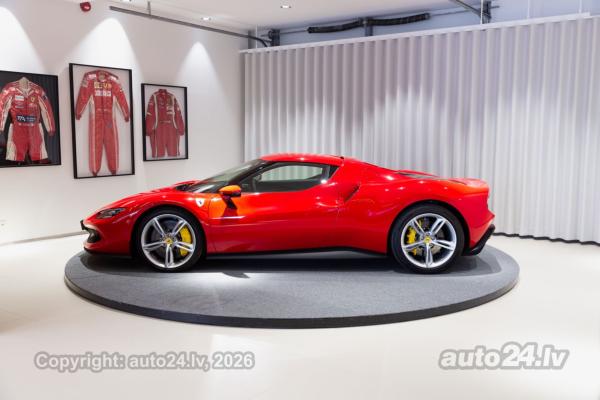 Red Ferrari 296 2023 in Tallinn, with an engine capacity of 2.90 L and mileage of 3 thousand km for 279000 €, photo 4 on AUTOMOTO.COM.LV