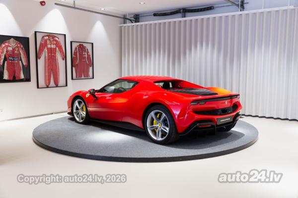 Red Ferrari 296 2023 in Tallinn, with an engine capacity of 2.90 L and mileage of 3 thousand km for 279000 €, photo 6 on AUTOMOTO.COM.LV