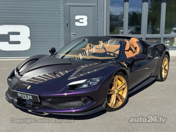 Violet Ferrari 296 2026 in Tallinn, with an engine capacity of 3.00 L and mileage of 5 thousand km for 410000 €, photo 2 on AUTOMOTO.COM.LV