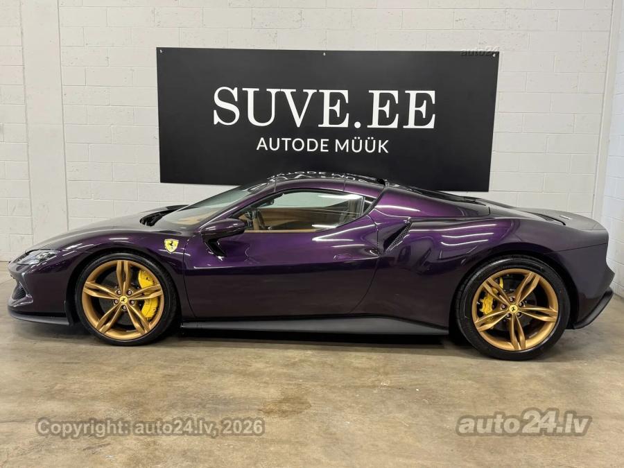 Violet Ferrari 296 2026 in Tallinn, with an engine capacity of 3.00 L and mileage of 5 thousand km for 410000 €, photo 6 on AUTOMOTO.COM.LV
