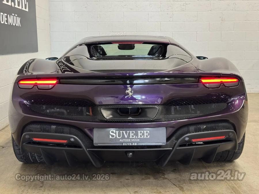 Violet Ferrari 296 2026 in Tallinn, with an engine capacity of 3.00 L and mileage of 5 thousand km for 410000 €, photo 7 on AUTOMOTO.COM.LV