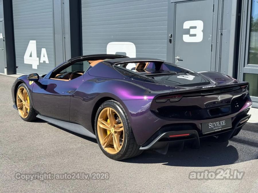 Violet Ferrari 296 2026 in Tallinn, with an engine capacity of 3.00 L and mileage of 5 thousand km for 410000 €, photo 11 on AUTOMOTO.COM.LV