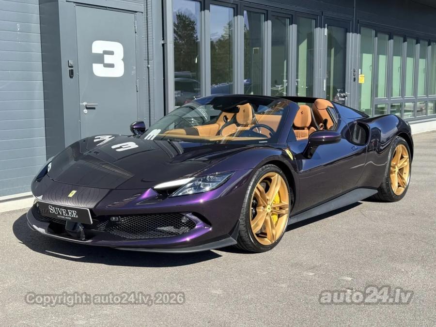 Violet Ferrari 296 2026 in Tallinn, with an engine capacity of 3.00 L and mileage of 5 thousand km for 410000 €, photo 12 on AUTOMOTO.COM.LV