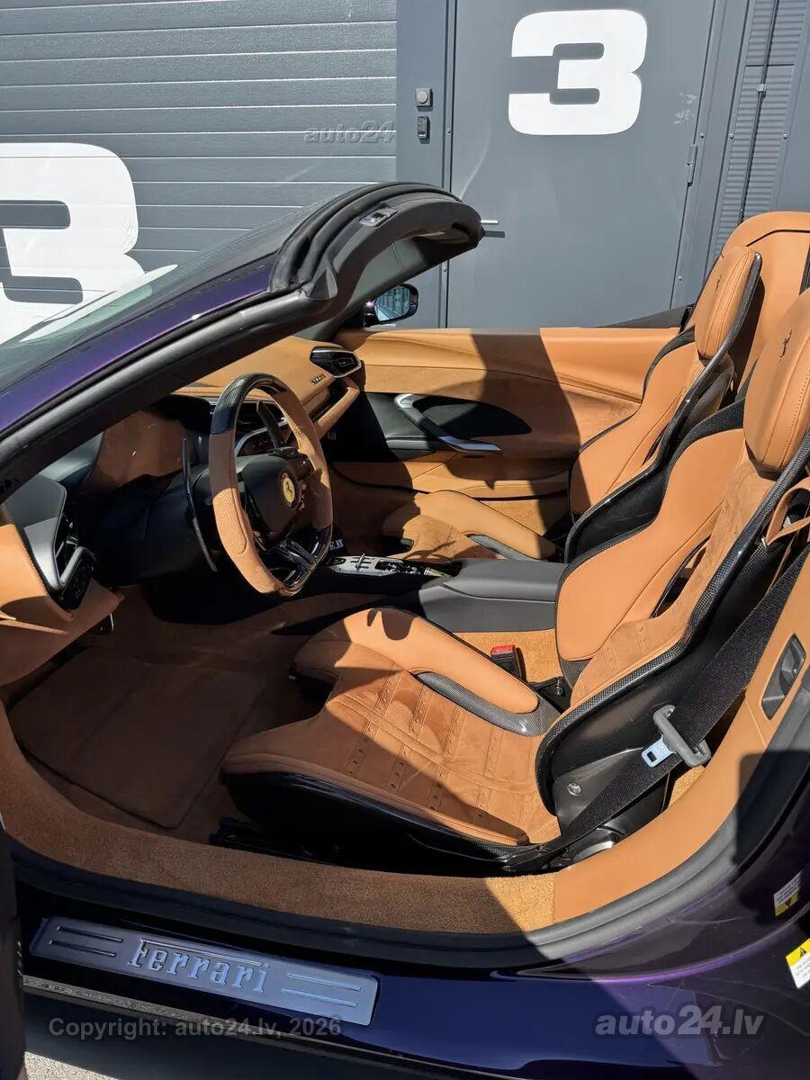 Violet Ferrari 296 2026 in Tallinn, with an engine capacity of 3.00 L and mileage of 5 thousand km for 410000 €, photo 15 on AUTOMOTO.COM.LV