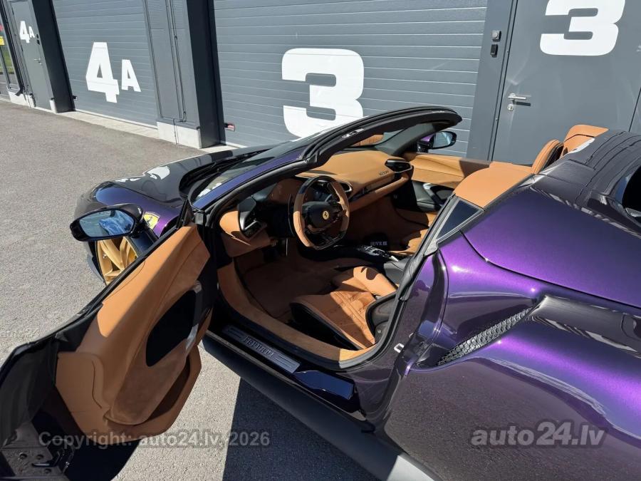 Violet Ferrari 296 2026 in Tallinn, with an engine capacity of 3.00 L and mileage of 5 thousand km for 410000 €, photo 16 on AUTOMOTO.COM.LV