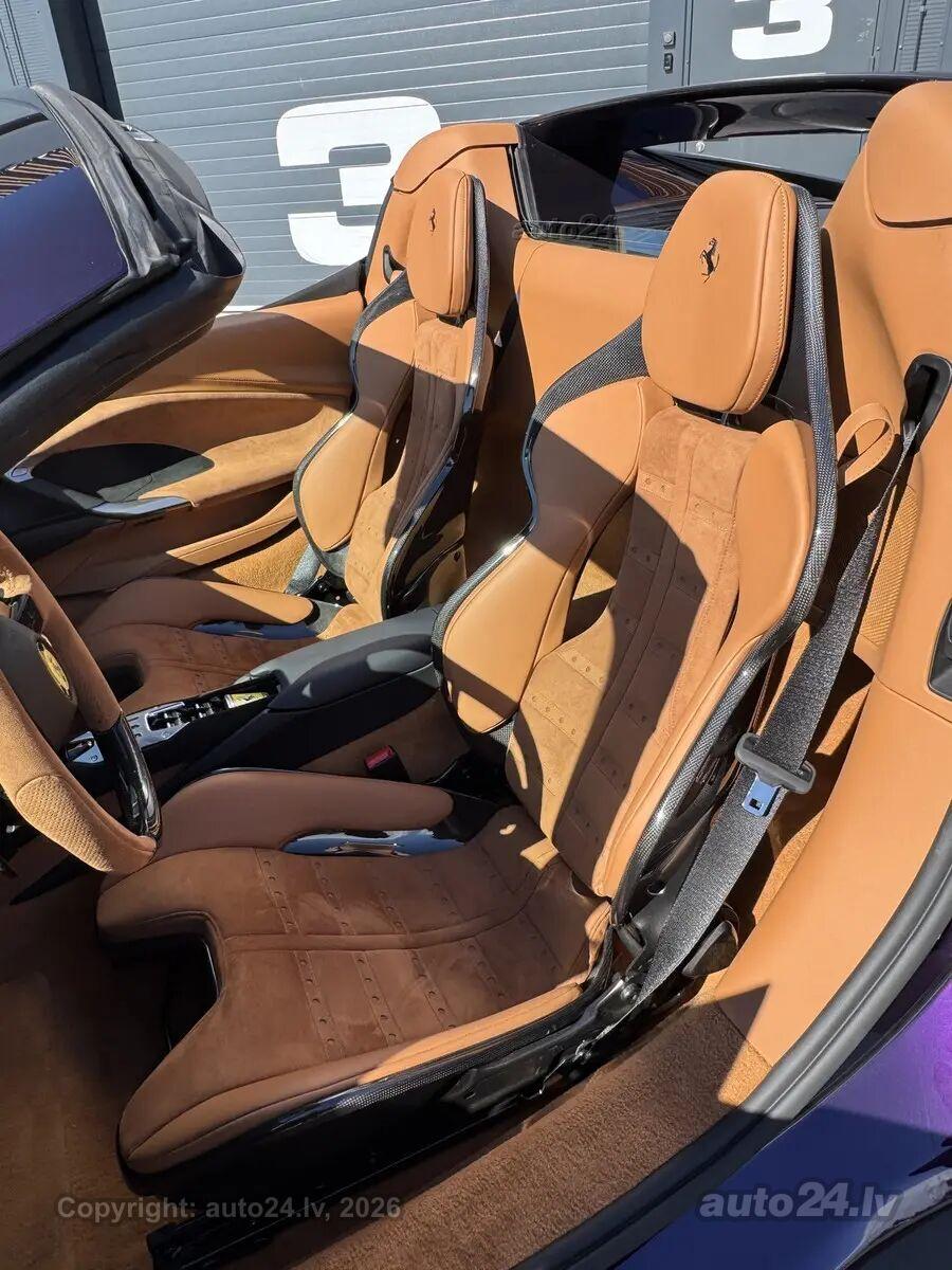 Violet Ferrari 296 2026 in Tallinn, with an engine capacity of 3.00 L and mileage of 5 thousand km for 410000 €, photo 19 on AUTOMOTO.COM.LV