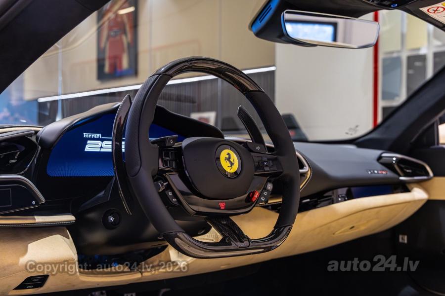 Balts Ferrari 296 2025 Tallina, ar dzinēja tilpumu 2.90 L un nobraukumu 2 tūkst. km par 399900 €, foto 14 vietnē AUTOMOTO.COM.LV