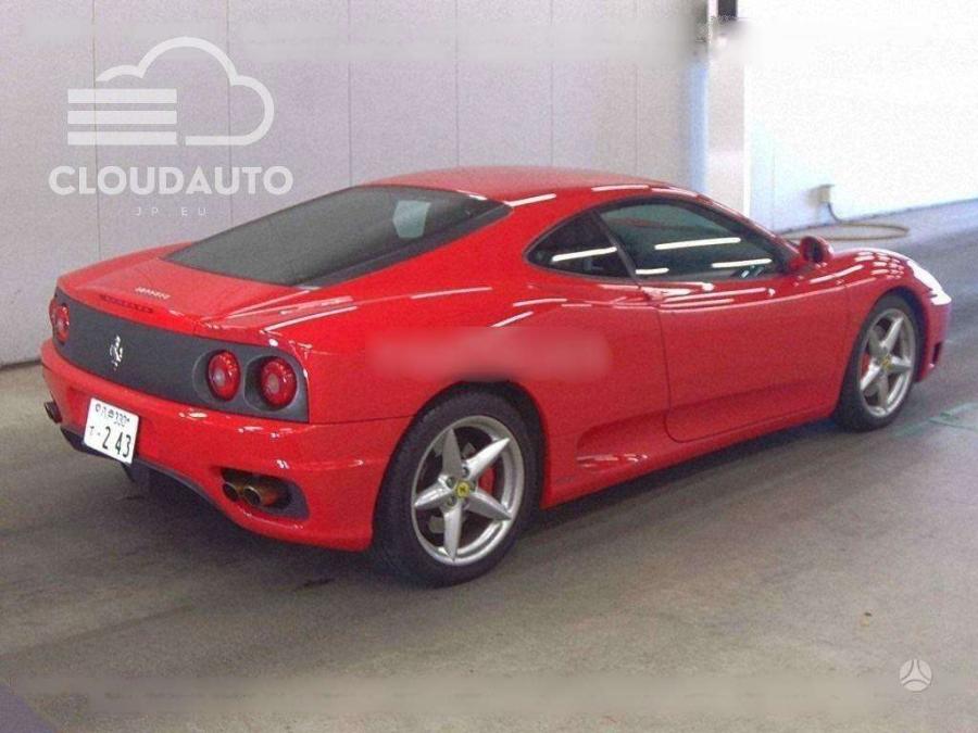 Sarkans Ferrari 360 2000 Viļņa, ar dzinēja tilpumu 3.59 L un nobraukumu 49 tūkst. km par 63000 €, foto 3 vietnē AUTOMOTO.COM.LV