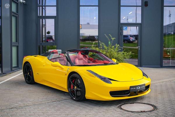 Ferrari 458 2014 in Kaunas on AUTOMOTO.COM.LV Grey Ferrari 458 2014 in Kaunas, with an engine capacity of 4.50 L and mileage of 64 thousand km for 195550 €, photo 1 on AUTOMOTO.COM.LV