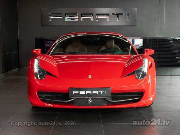 Sarkans Ferrari 458-italia 2011 Tallina, ar dzinēja tilpumu 4.50 L un nobraukumu 50 tūkst. km par 199900 €, foto 3 vietnē AUTOMOTO.COM.LV